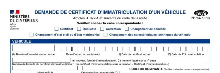 Télécharger le Cerfa 13750*07 pour changement de propriétaire
