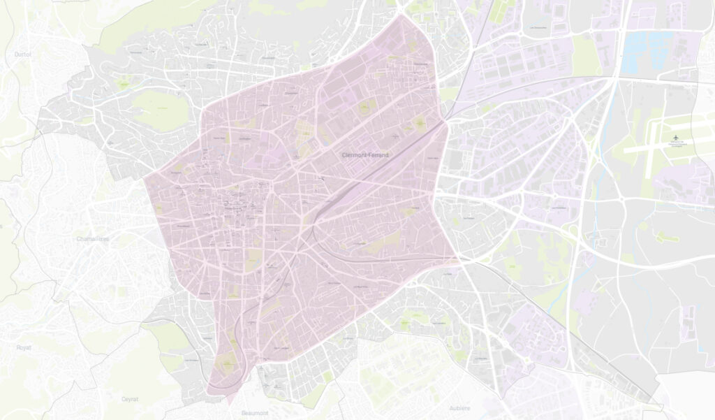 ZFE de Clermont : véhicules impactés, périmètre, vignette Crit'ait...