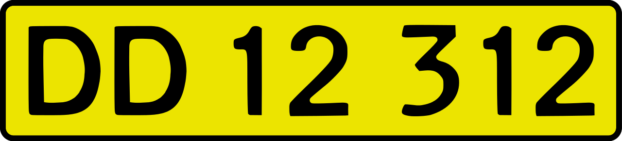 Denmark license plate: look, how to read it, lookup