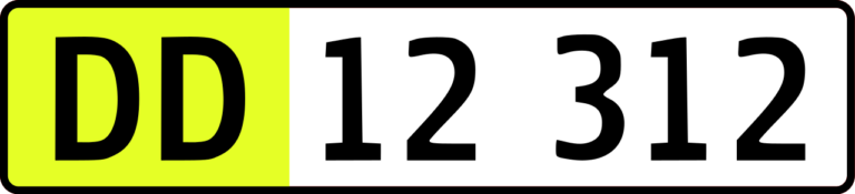 Denmark license plate: look, how to read it, lookup