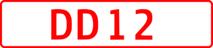 Red number plate: meaning in France, UK, and Europe