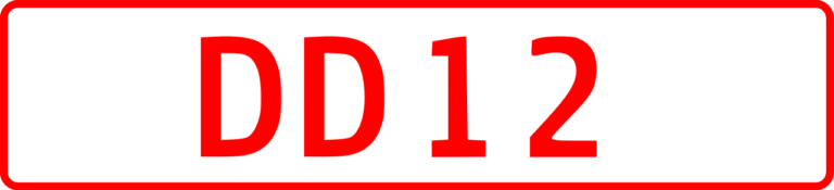 Denmark license plate: look, how to read it, lookup