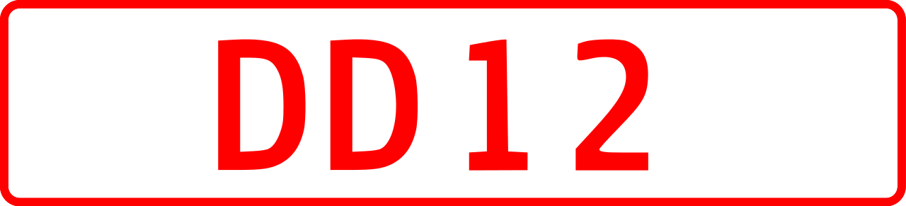Red number plate: meaning in France, UK, and Europe