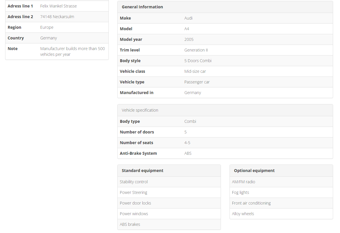 Fiche technique immatriculation : recherche par numéro auto moto